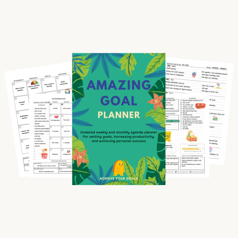 Amazing Goal Planner - TechTello Products